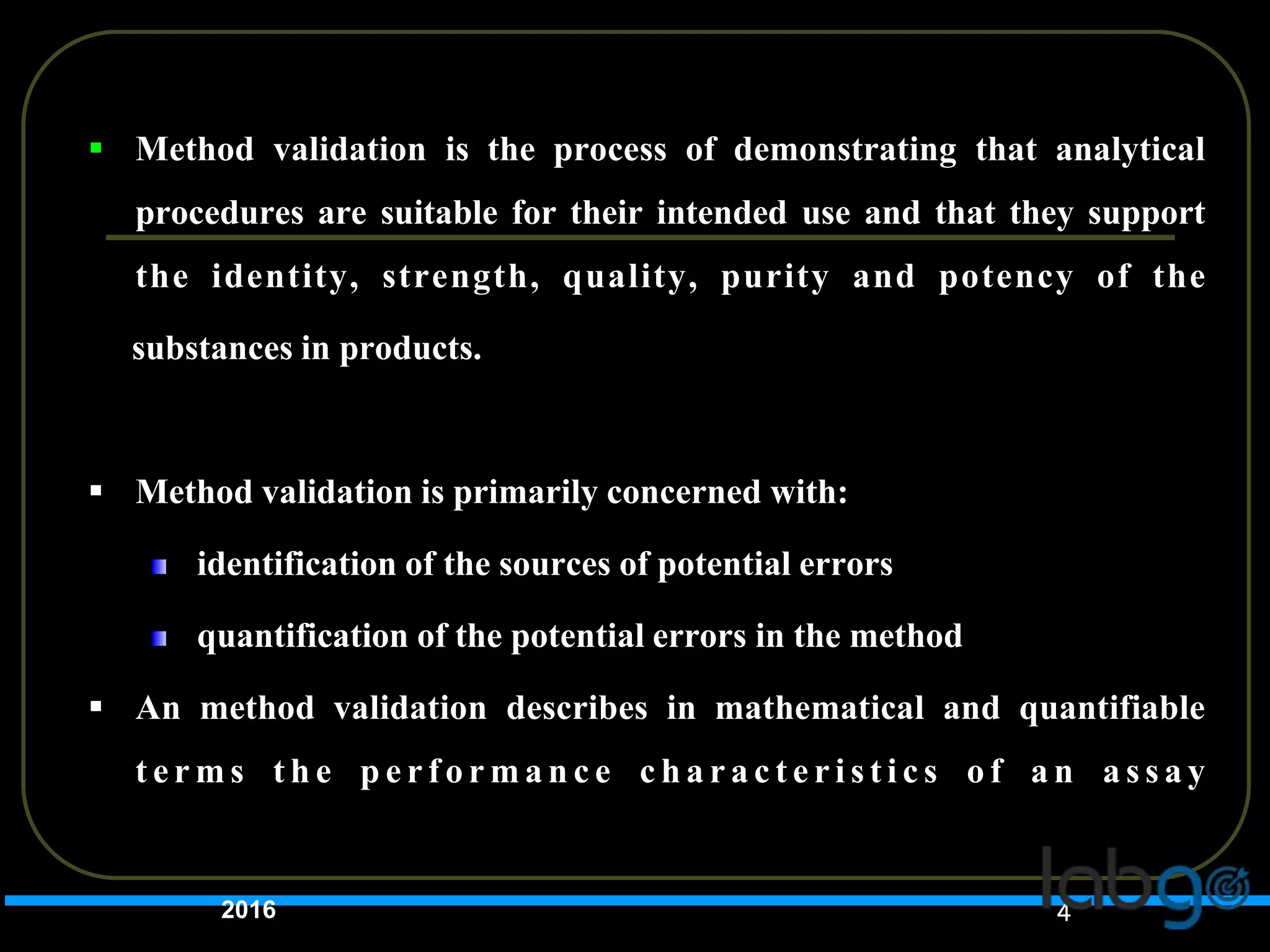 Method Validation - ICH /USP Validation, Linearity and Repeatability | PPTX