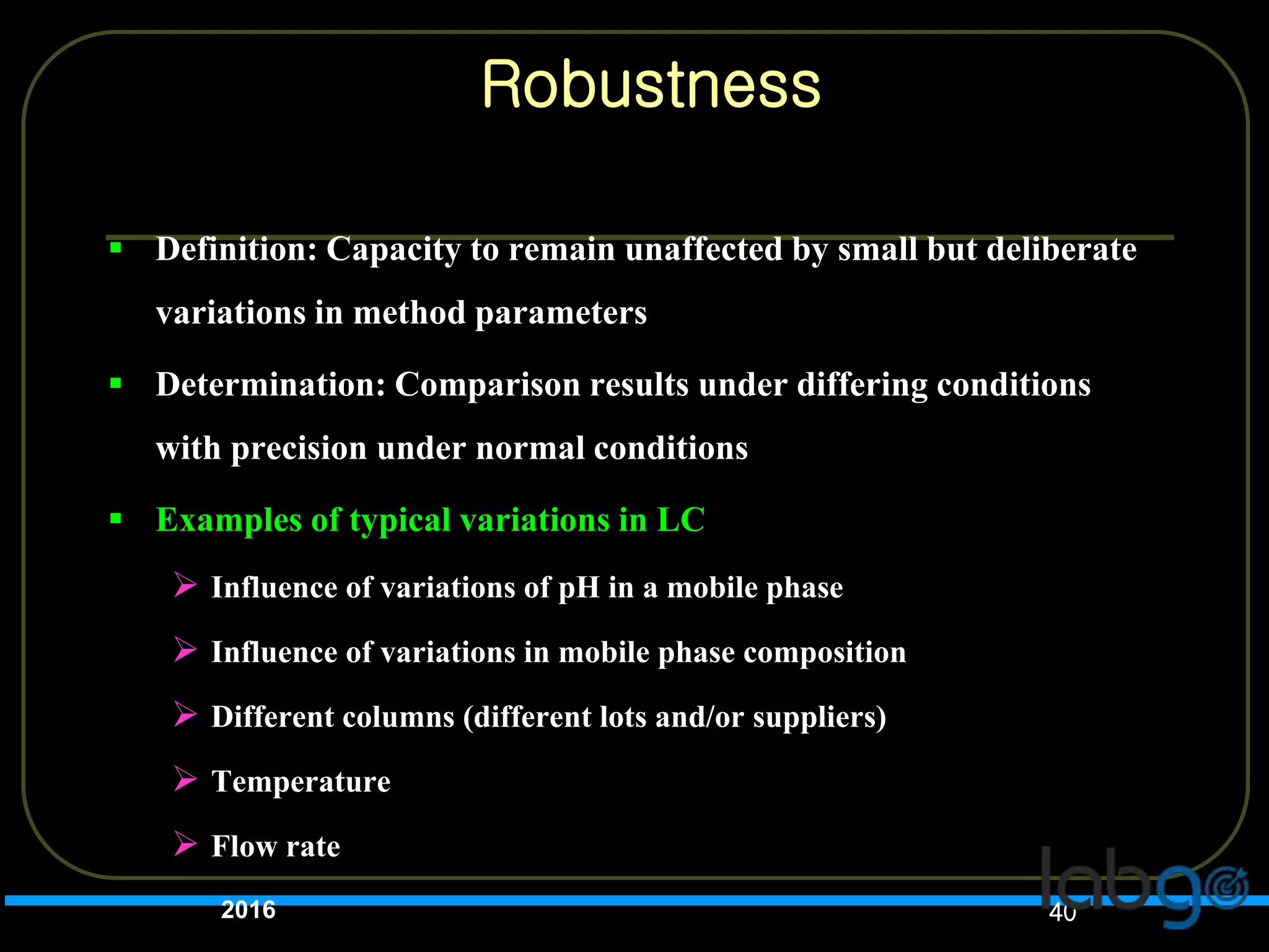 Method Validation - ICH /USP Validation, Linearity and Repeatability | PPTX