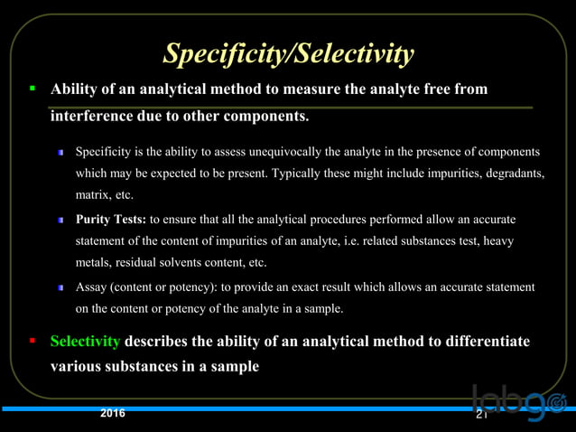 Method Validation - ICH /USP Validation, Linearity and Repeatability | PPTX
