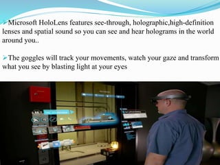Presentation on Microsoft Hololens | PPTX