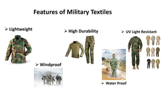 Presentation on military textiles (Protective textiles) | PDF