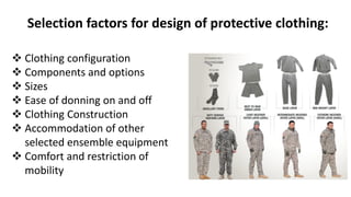 Presentation on military textiles (Protective textiles) | PDF