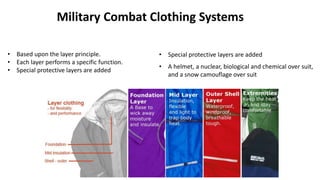 Presentation on military textiles (Protective textiles) | PDF