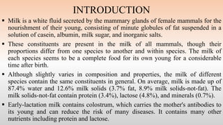 Quality of milk consumed in Pakistan | PPTX
