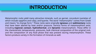 presentation on Minerals of metamorphic environment.pptx