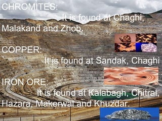 Minerals of pakistan | PPT