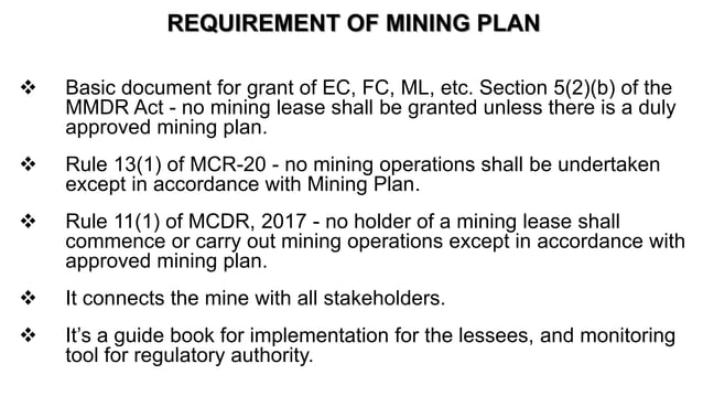 Presentation on mining plan (1).pptx | Business Accounting & Finance ...