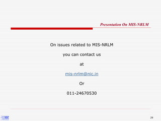 PresentationOnMISNRLM.ppt