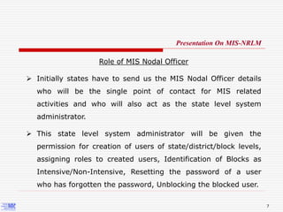 PresentationOnMISNRLM.ppt