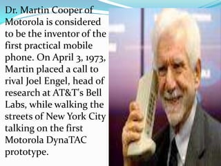 Presentation on mobile phones | PPTX