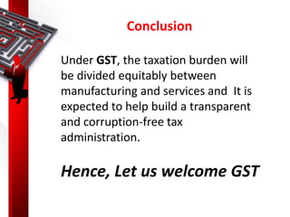 Presentation on Model GST Law | PPSX | Business Accounting & Finance ...