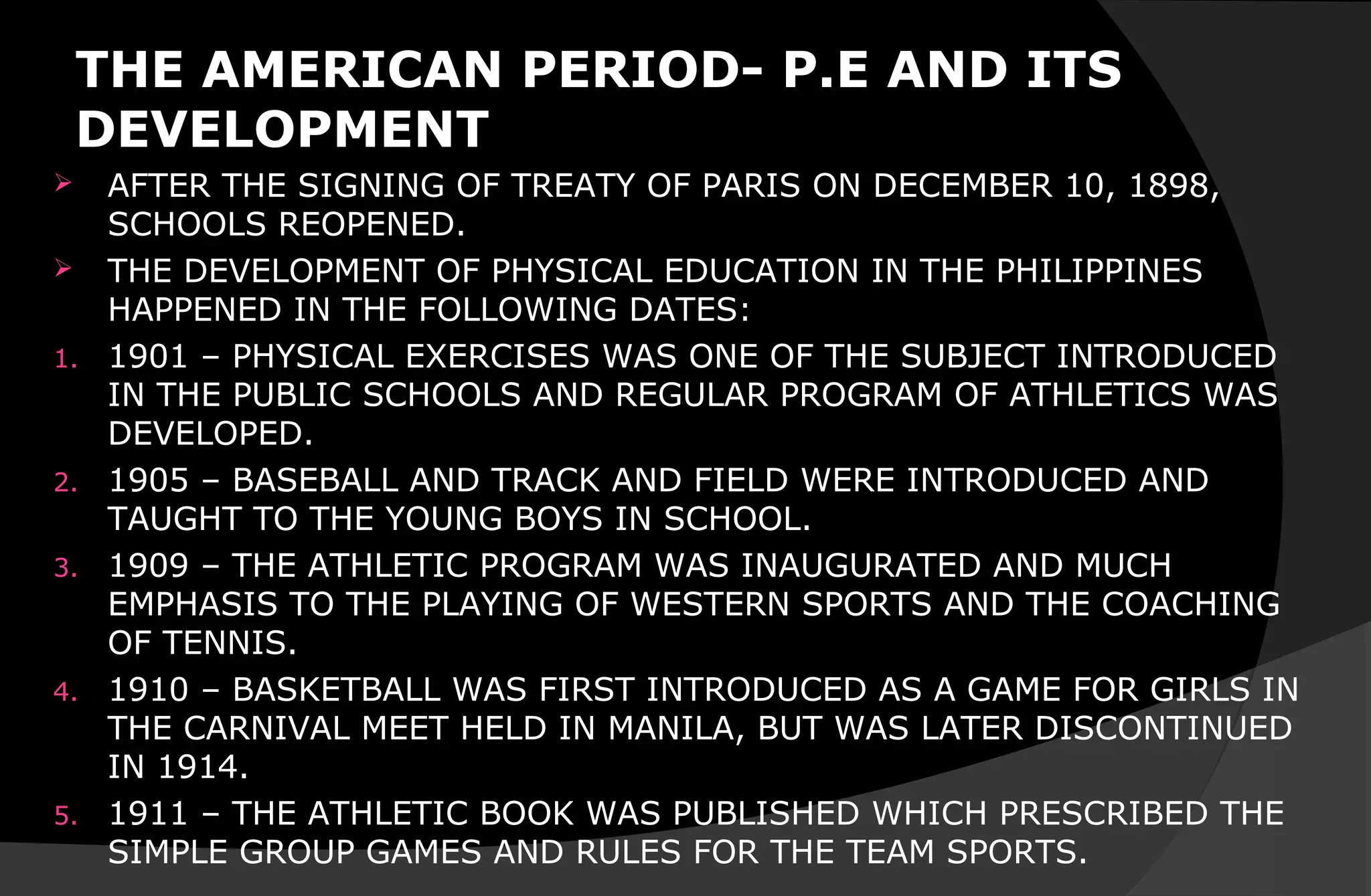 Presentation on modern & historic perspective of physical education in ...