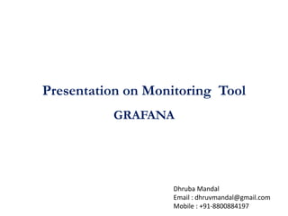 Cloud Monitoring tool Grafana | PDF