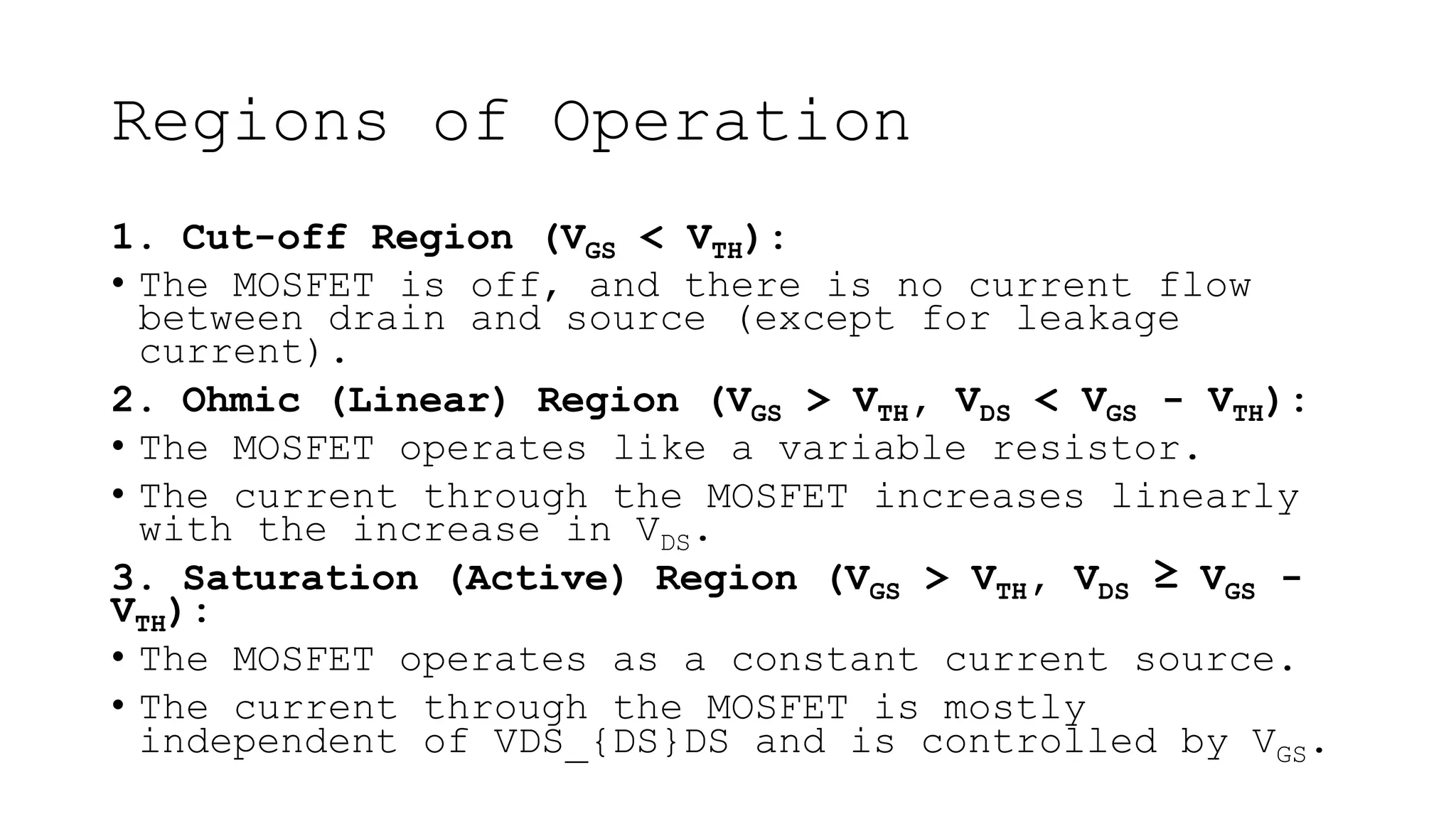Presentation on MOSFET.pptx basic of mosfet in | PPTX
