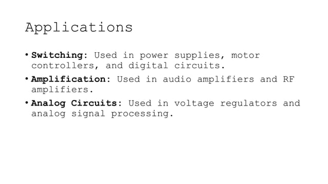 Presentation on MOSFET.pptx basic of mosfet in | PPTX | Consumer Electronics | Technology ...