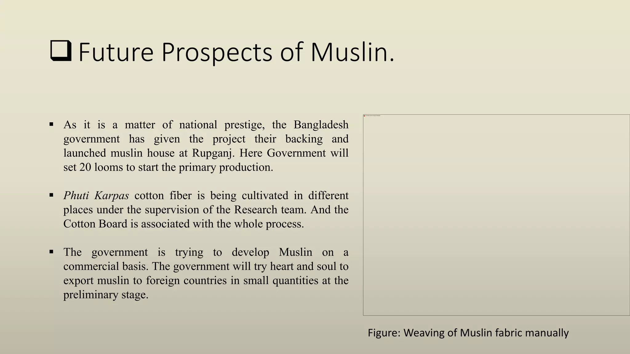 Muslin - An ancient fabric that no one knows how to make.pptx