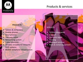 Presentation on motorola | PPTX