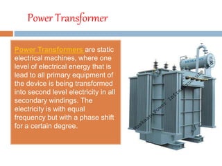 A PPT On What is Electrical Power Transformers, It's Types and How it's ...