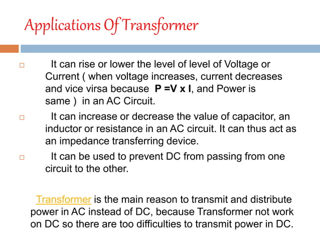 A PPT On What is Electrical Power Transformers, It's Types and How it's ...