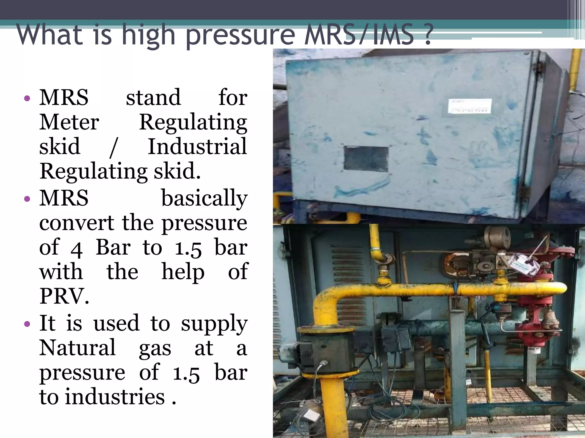 Presentation on Meter Regulating Skid(MRS) | PPTX