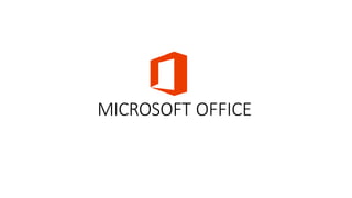 Presentation On MicroSoftOffice and its Packages.pptx