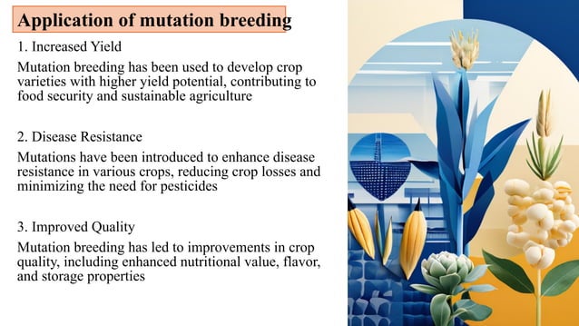 Presentation on Mutation breeding for Oligogenic and Polygenic Traits.pptx