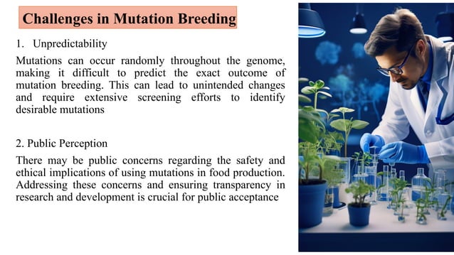 Presentation on Mutation breeding for Oligogenic and Polygenic Traits.pptx