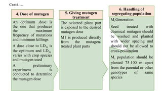 Presentation on Mutation breeding for Oligogenic and Polygenic Traits.pptx