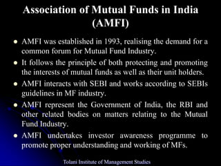 Presentation on Mutual Funds | PPTX