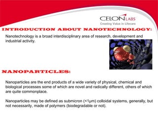 Presentation On Nanoparticles | PPT