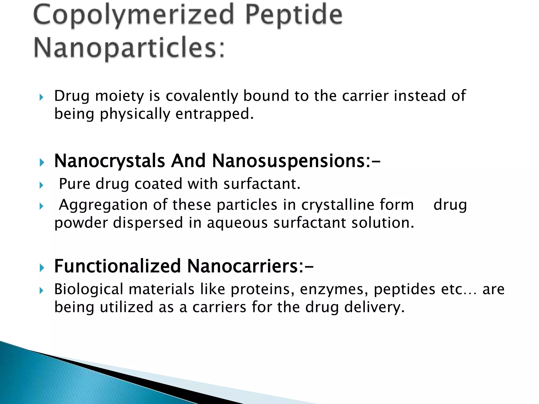 Presentation on nanoparticles | PPTX