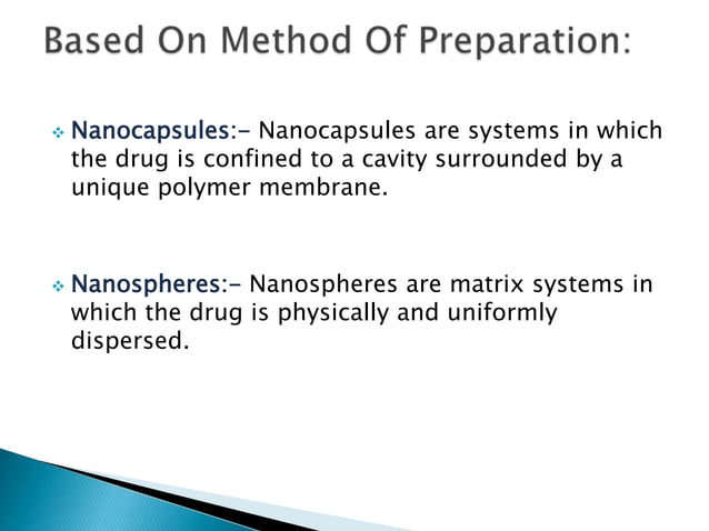 Presentation on nanoparticles | PPTX