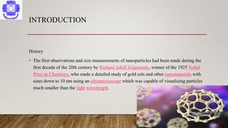Presentation on Nano particles and it's application.pptx