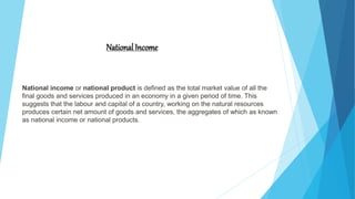 Presentation on national income | PPTX