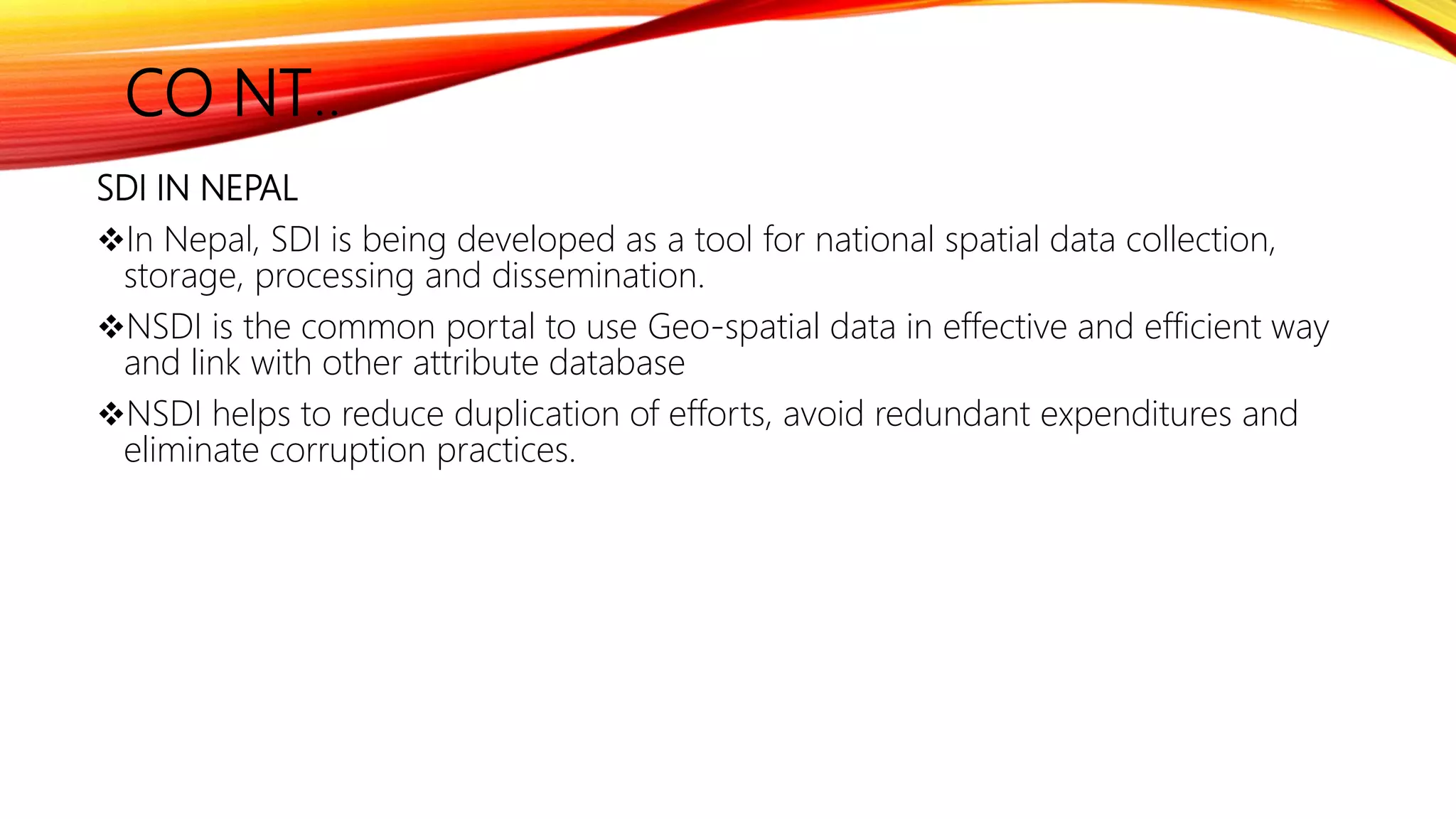 Presentation on national mapping organization and spatial data ...