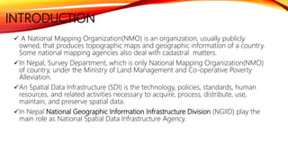 Presentation on national mapping organization and spatial data ...