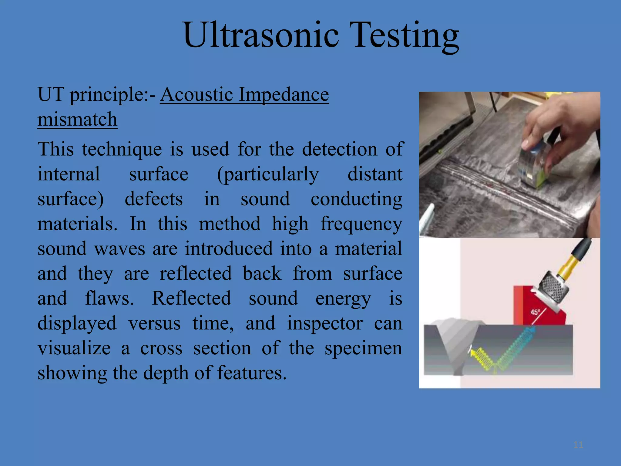 Presentation on ndt | PPTX