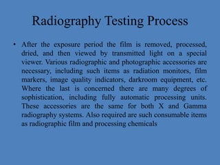 Presentation on ndt | PPTX