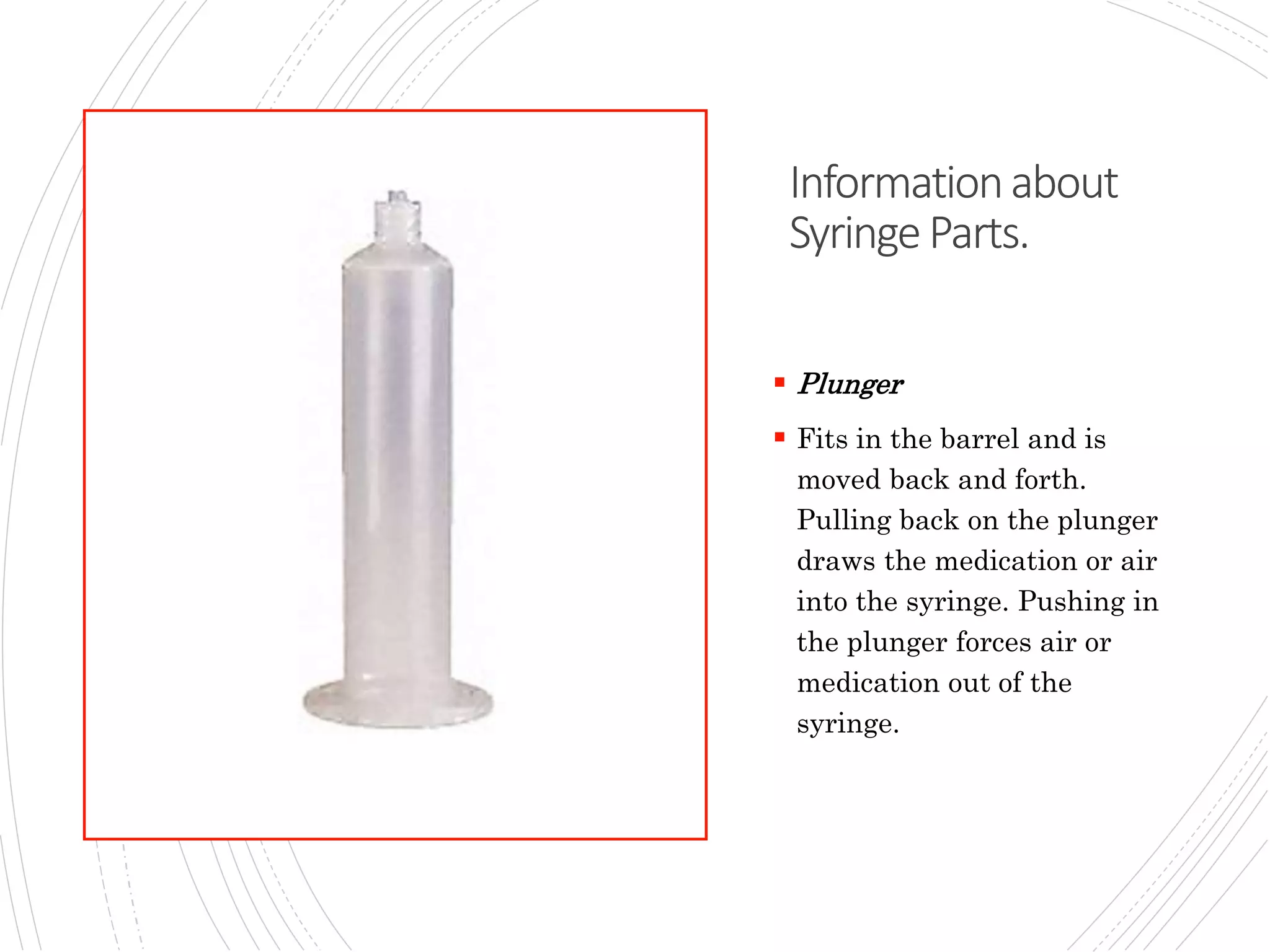 Presentation on needle and syringe | PPTX