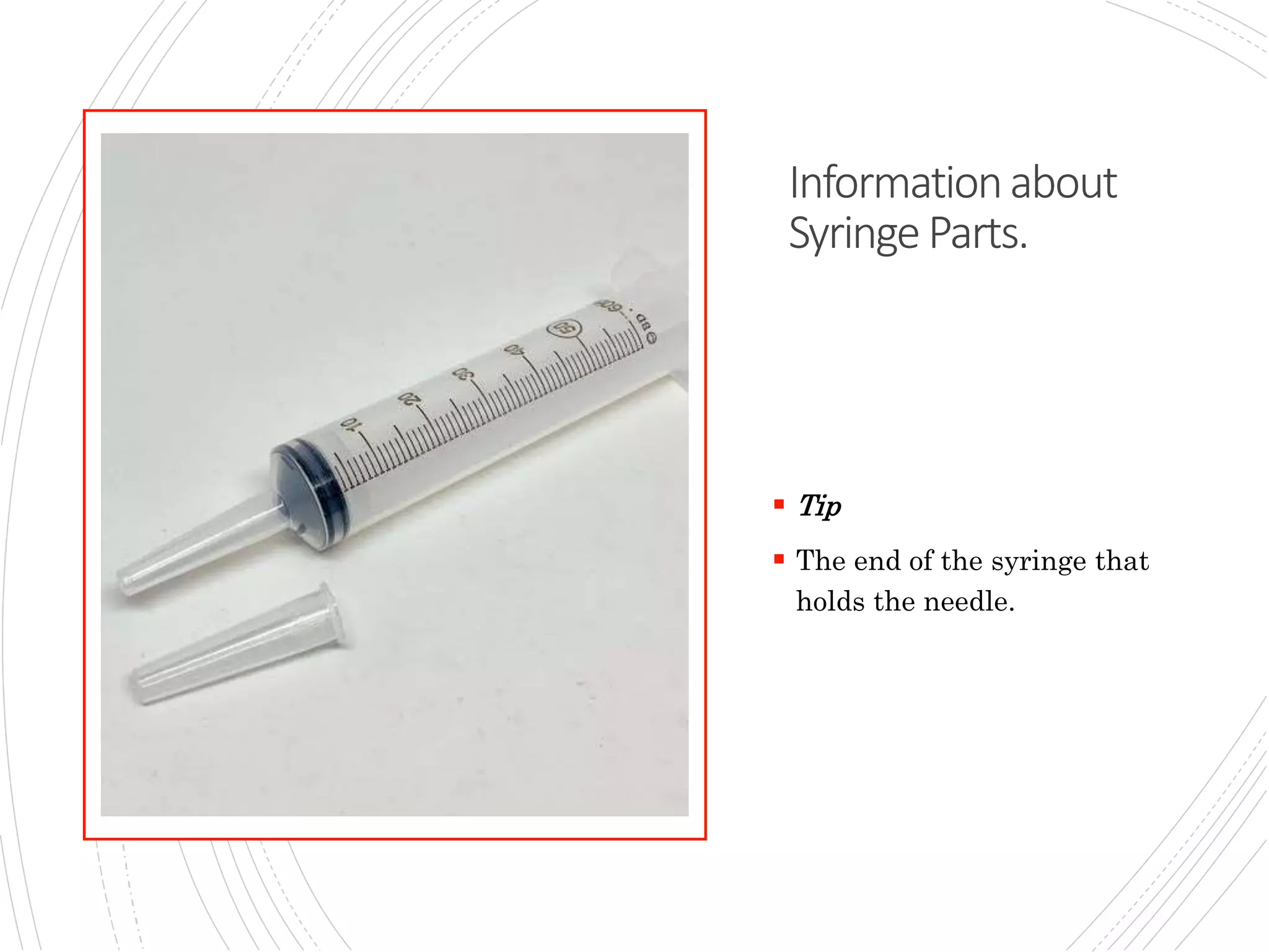 Presentation on needle and syringe | PPTX
