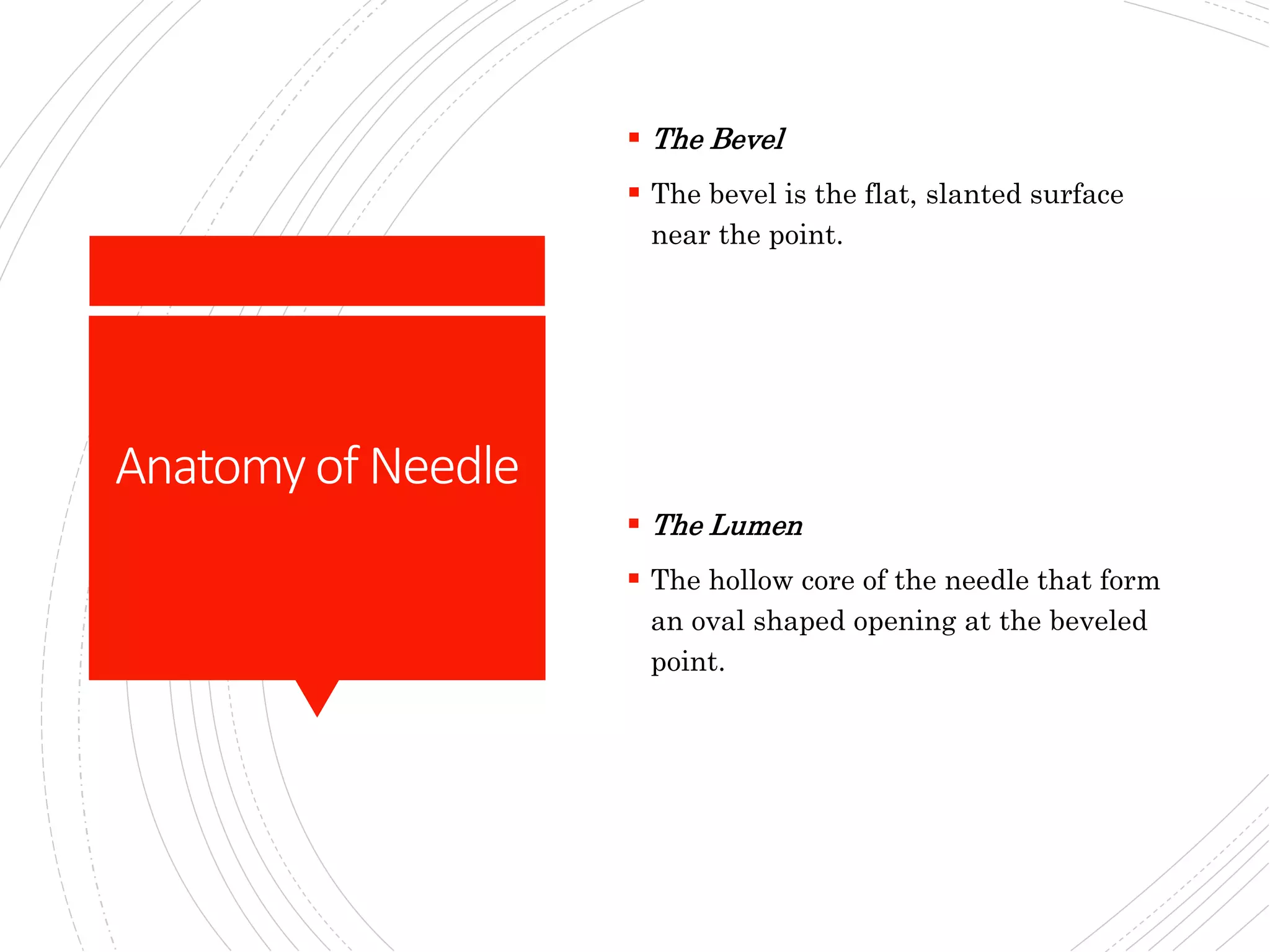 Presentation on needle and syringe | PPTX