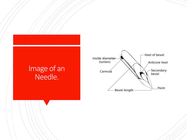 Presentation on needle and syringe | PPTX