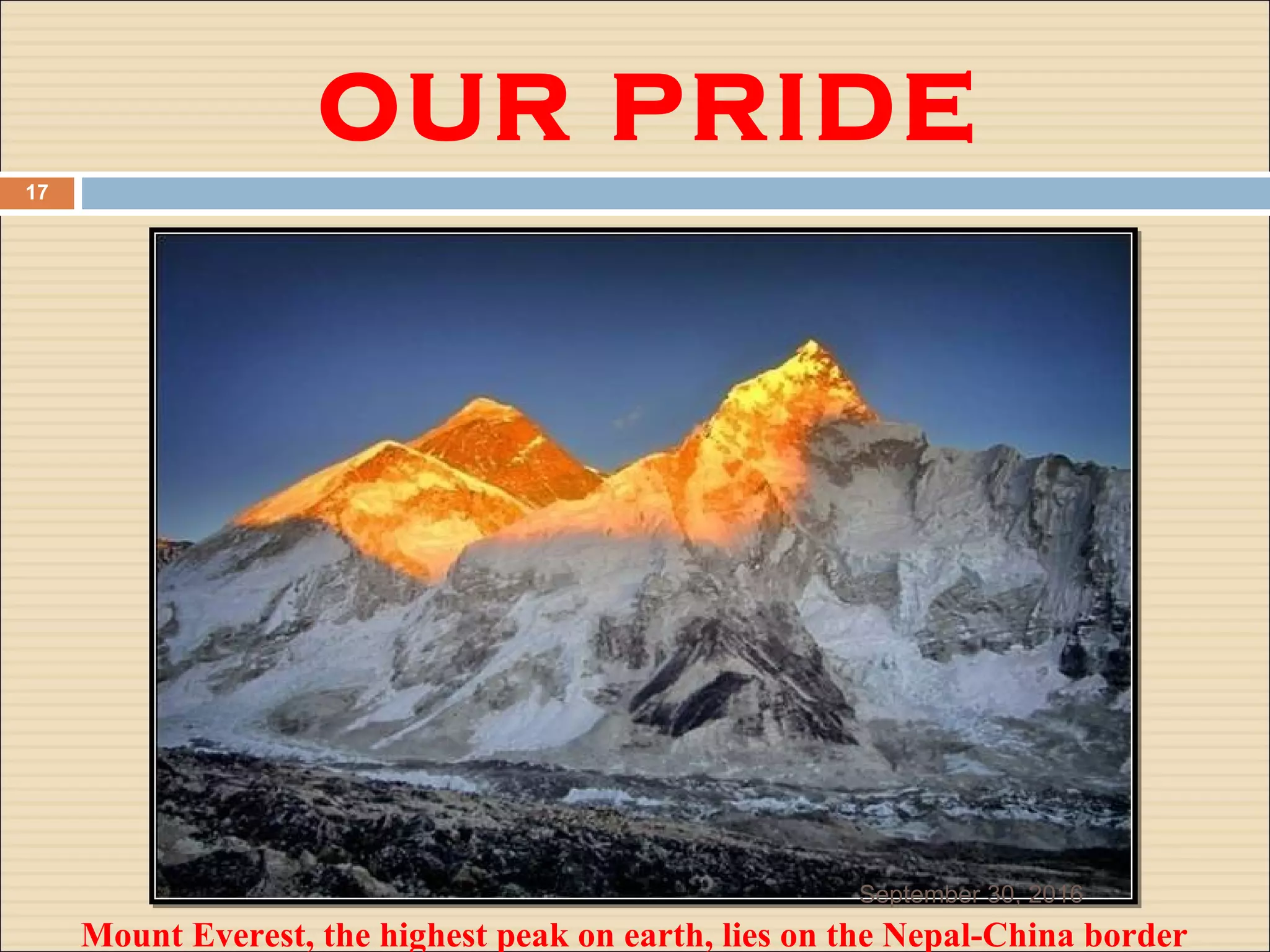 Presentation on Nepal | PPT