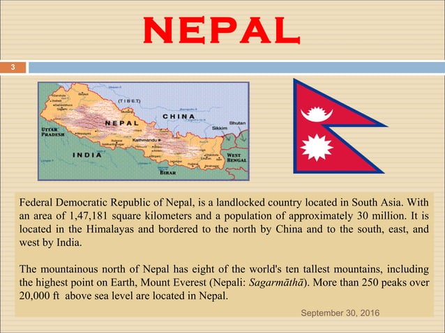 Presentation on Nepal | PPT