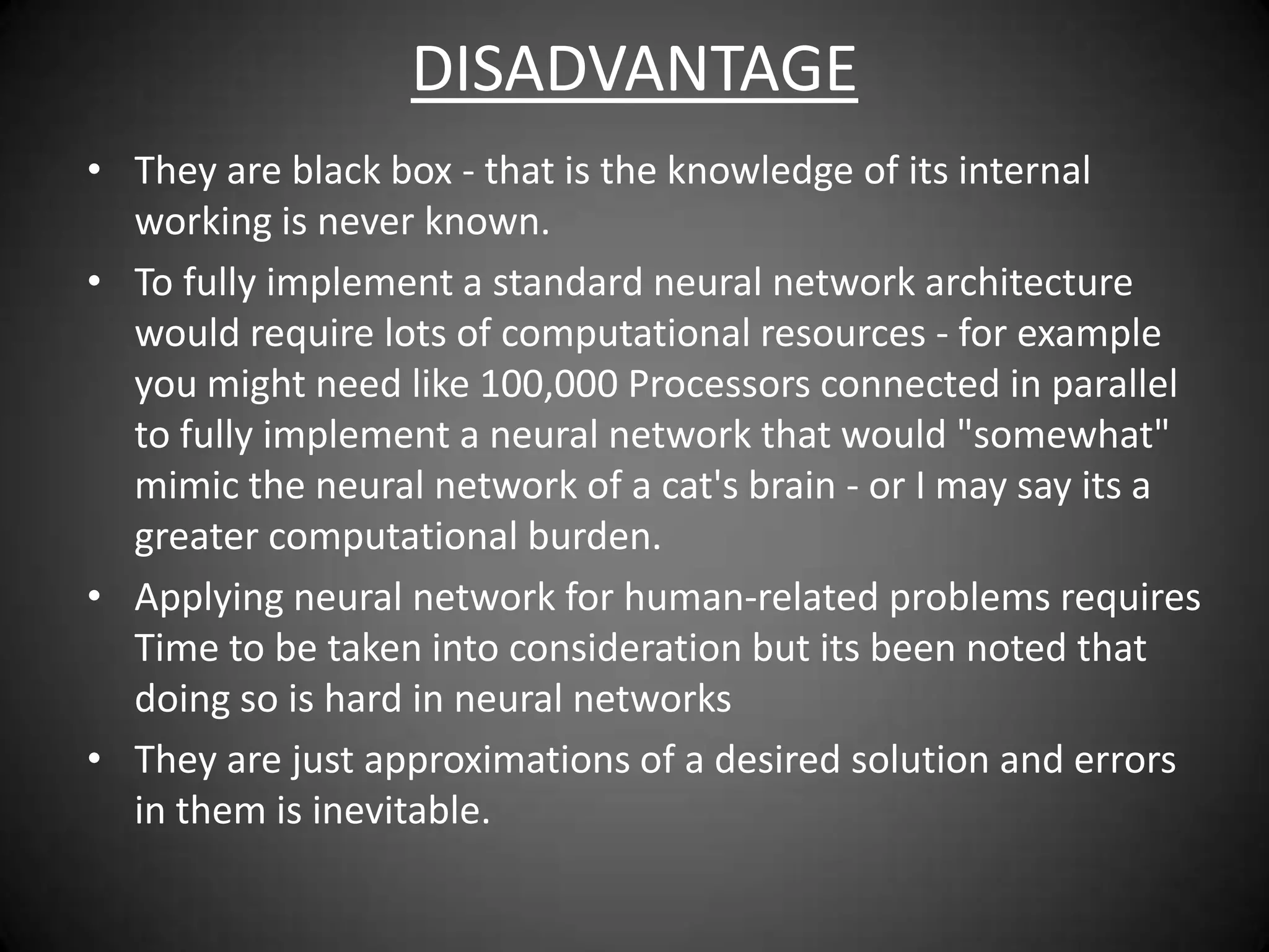 Presentation on neural network | PPTX