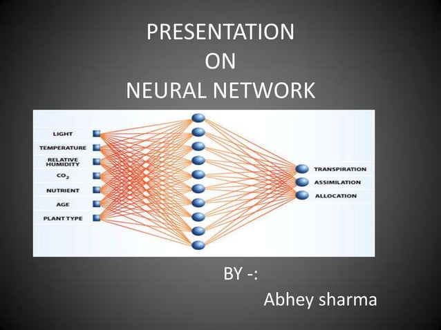 Presentation on neural network | PPTX