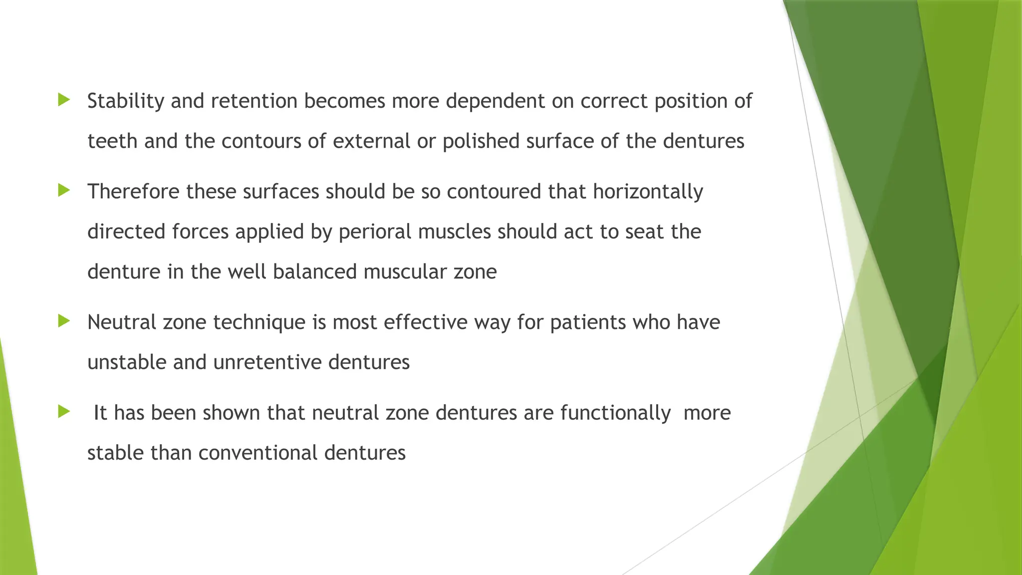PRESENTATION ON NEUTRAL ZONE in prosthodontics | PPTX