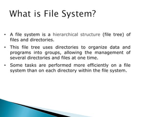 Presentation on nfs,afs,vfs | PPT