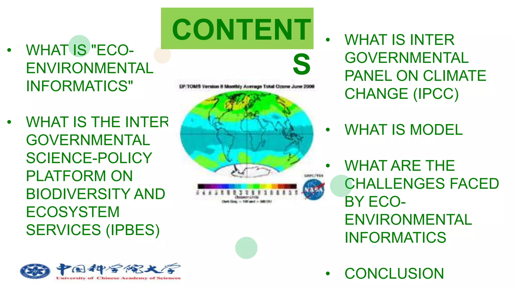 What is Eco-Environmental informatics | PPTX