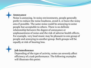 Presentation on noise | PPTX